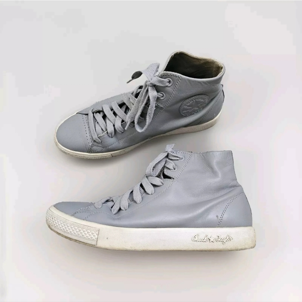 Converse Chuck Taylor All Star Gray Sneakers Men Size… - Gem